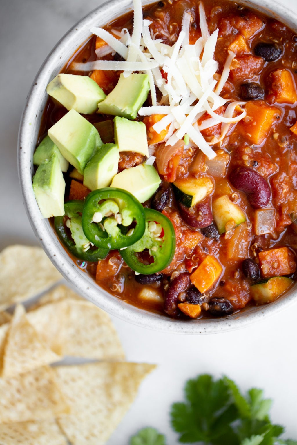 Sweet Potato Quinoa Chili - Modern Minimalism